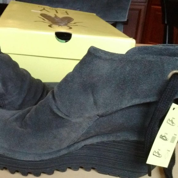 Fly London | Shoes | Fly London Womens Oil Suede Ankle Shoes Diesel ...